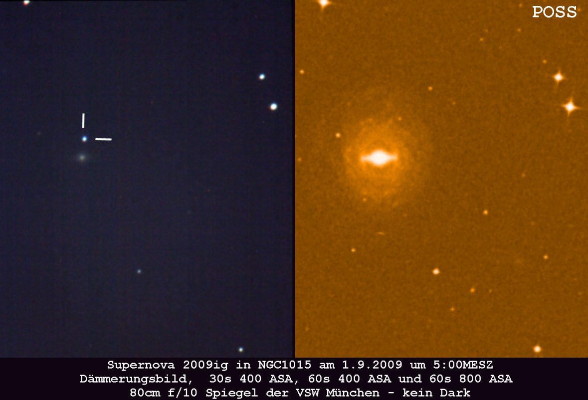 Supernova 2009ig in NGC 1015